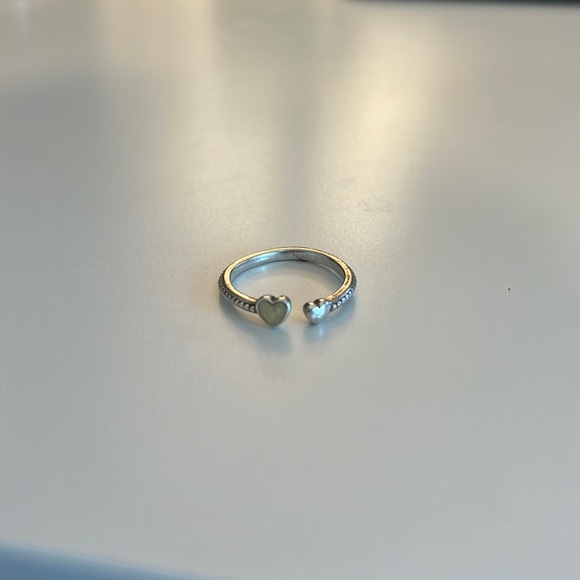 Pandora | Jewelry | Pandora Enamel Hearts Of Love Ring Size 8 | Poshmark